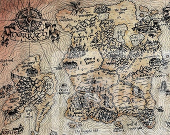 Everquest map | Etsy