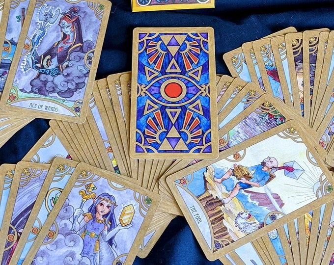 Legend of Zelda Tarot Card Deck - 79 Cards Major and Minor Arcana ...