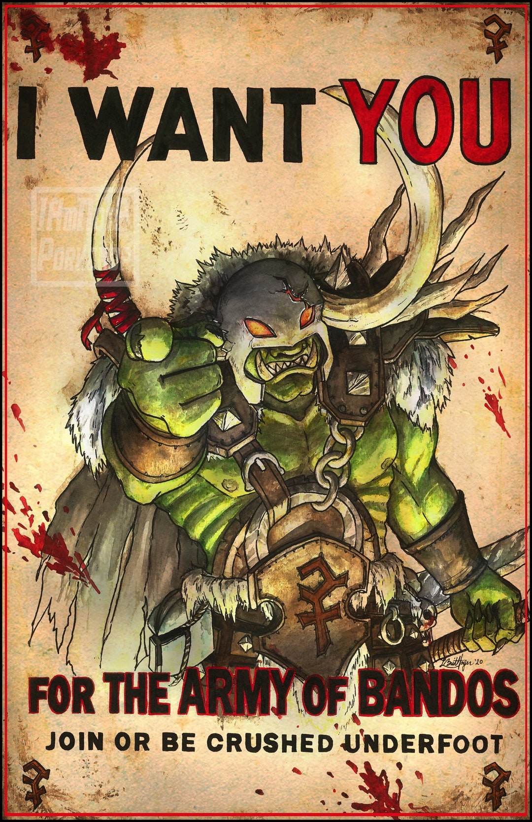 Bandos Propaganda Poster Print 11" X 17" - Etsy