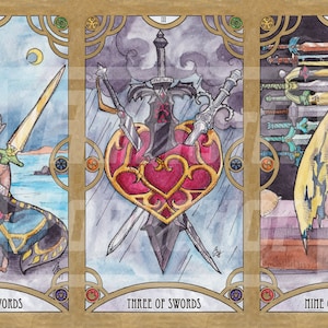 Legend of Zelda Tarot Card Deck - 79 Cards Major and Minor Arcana ...