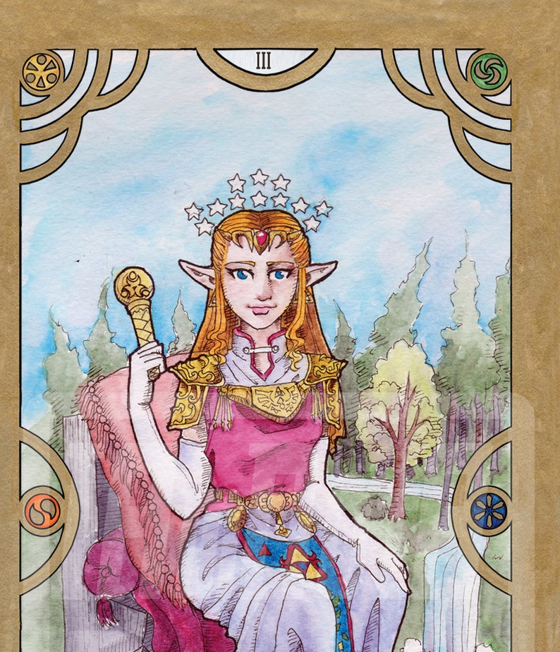 Legend of Zelda Tarot Card Deck 79 Cards Major and Minor - Etsy