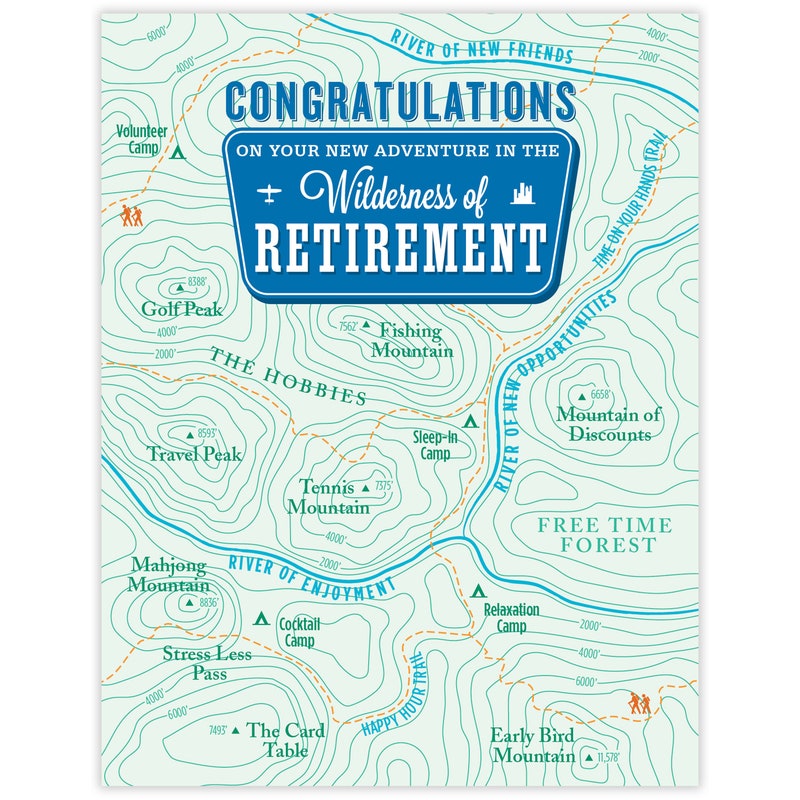 Retirement Card - Etsy