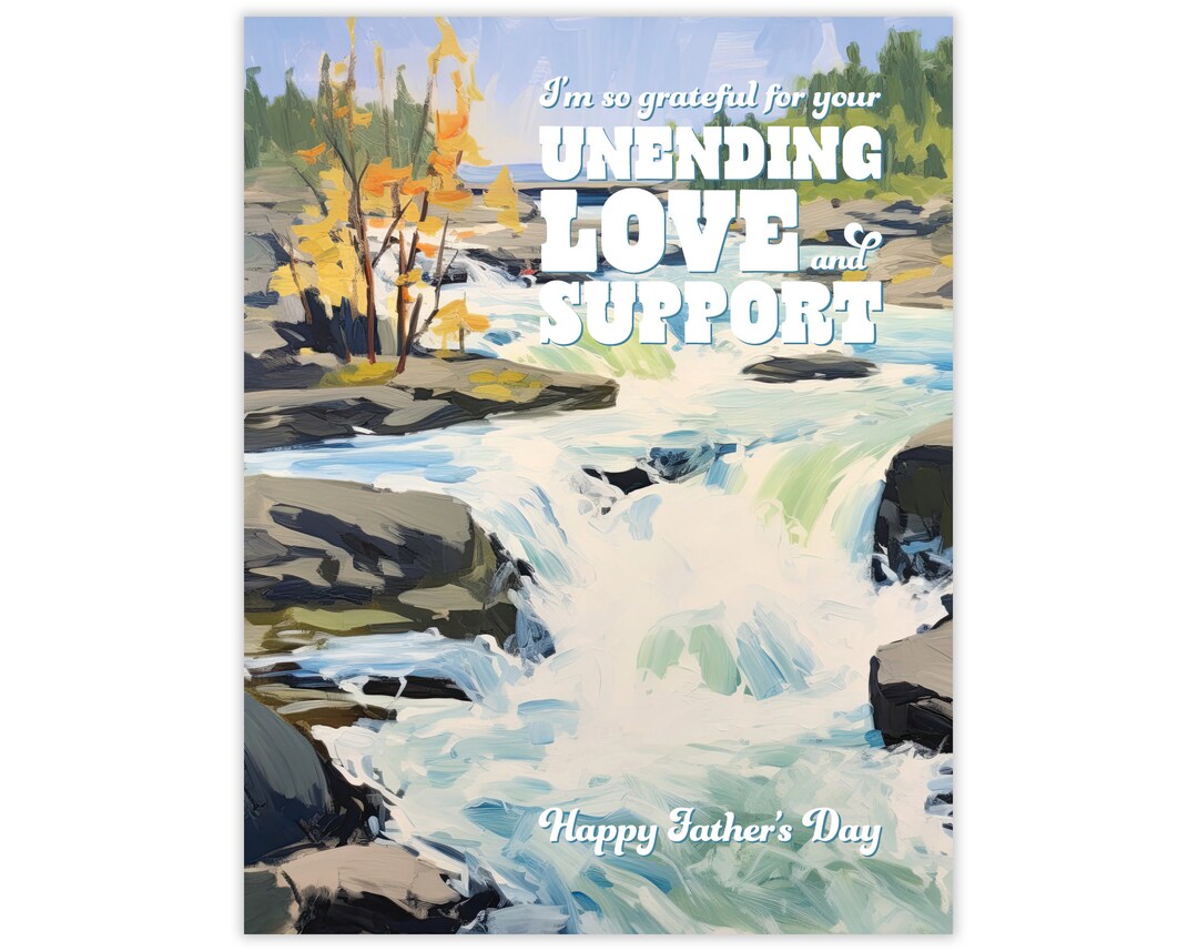 Unending Dad Love Father's Day Card - Etsy