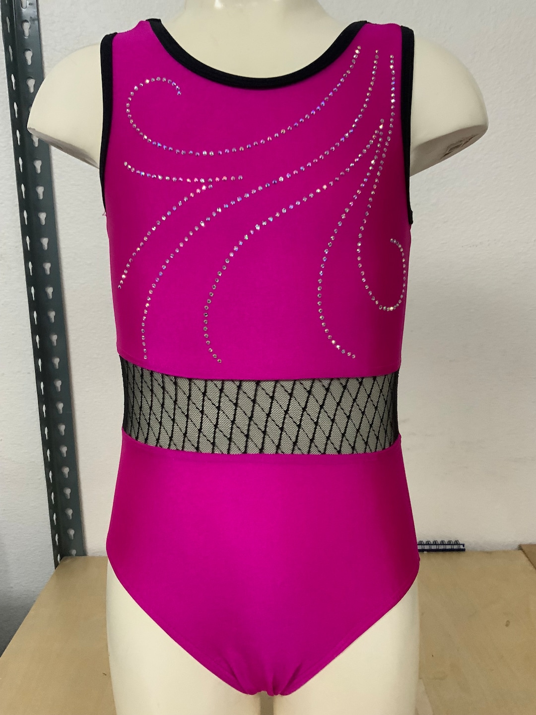 Divine Pink Gymnastics Leotard for Girls - Etsy