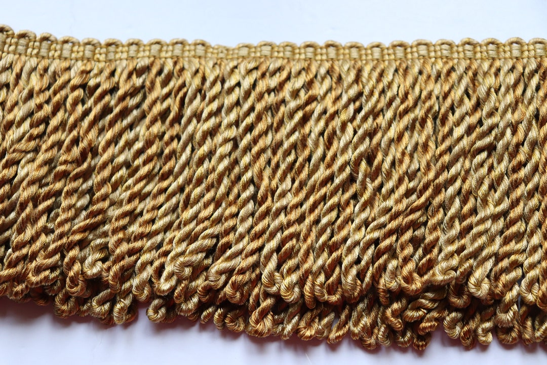 46 Variegated Gold Bullion Trim/6.25 Wide Gold Trim/1 Yard 10 Swirled ...