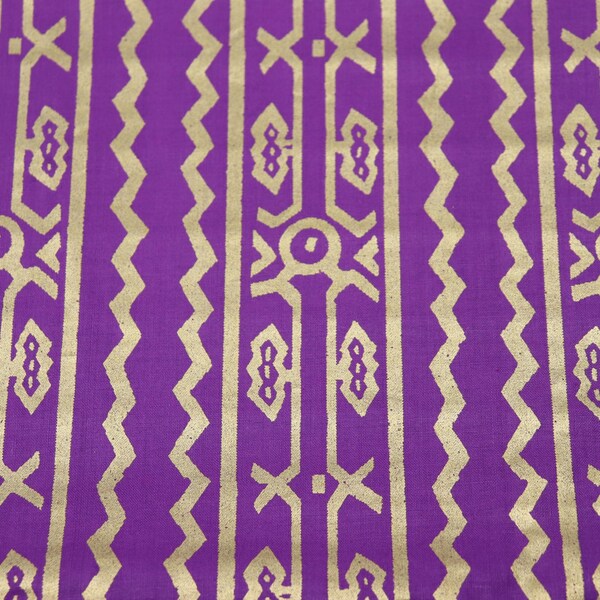 Purple African Fabric - Etsy