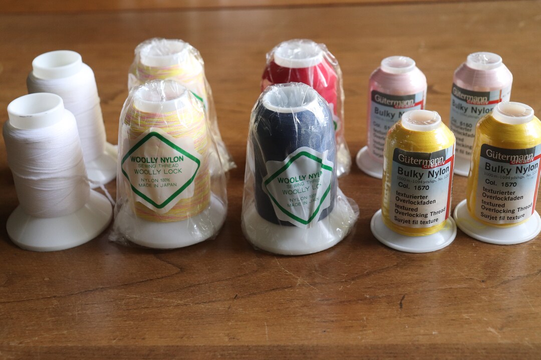 YLI Woolly Nylon Serger Thread: Stretchy 100% Nylon, 1000M - Etsy