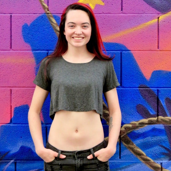 Micro Mini Crop Top Etsy