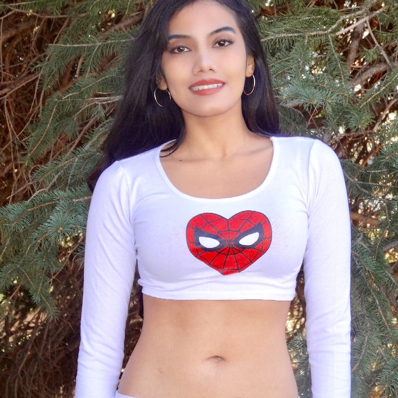 Sexy Womens Spiderman Costume Etsy