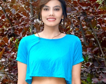 Crop Top Belly Shirt | Etsy