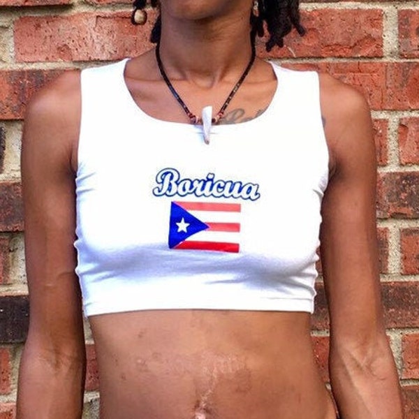 Puerto Rico Crop Top - Etsy