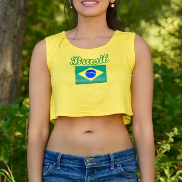Brazil Crop Top - Etsy