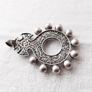 Antique Basque Rosary Ring, Solid Silver, Hallmarked, Beautiful ...
