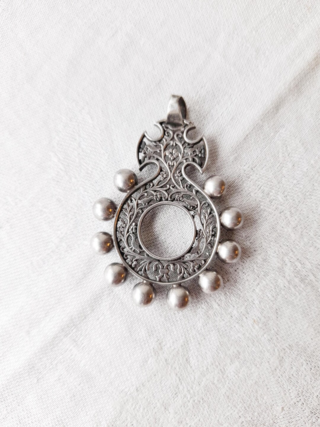 Antique Basque Rosary Ring, Solid Silver, Hallmarked, Beautiful ...