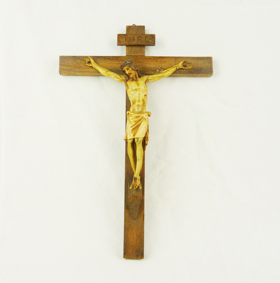 Antique Crucifix Cold Painted Bronze Probably Austrian - Etsy