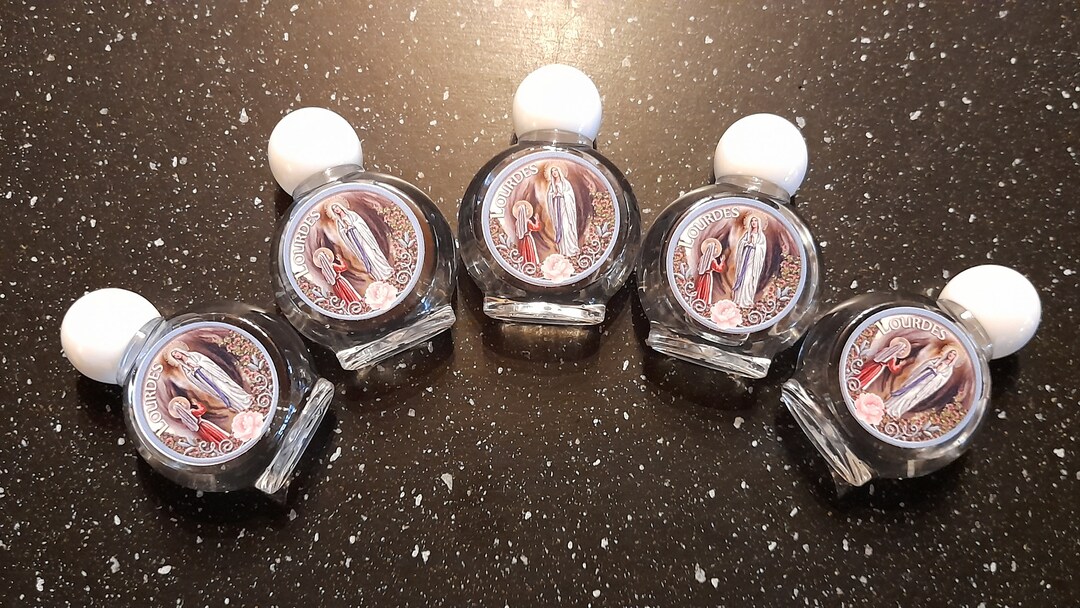 Lourdes Water Collected Fresh From the Grotto at Lourdes Set of 5 X ...