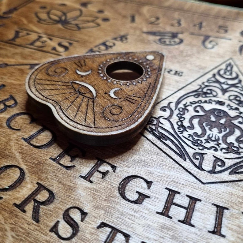 Handmade Cthulhu Theme Ouija Board With Planchette - Divination ...