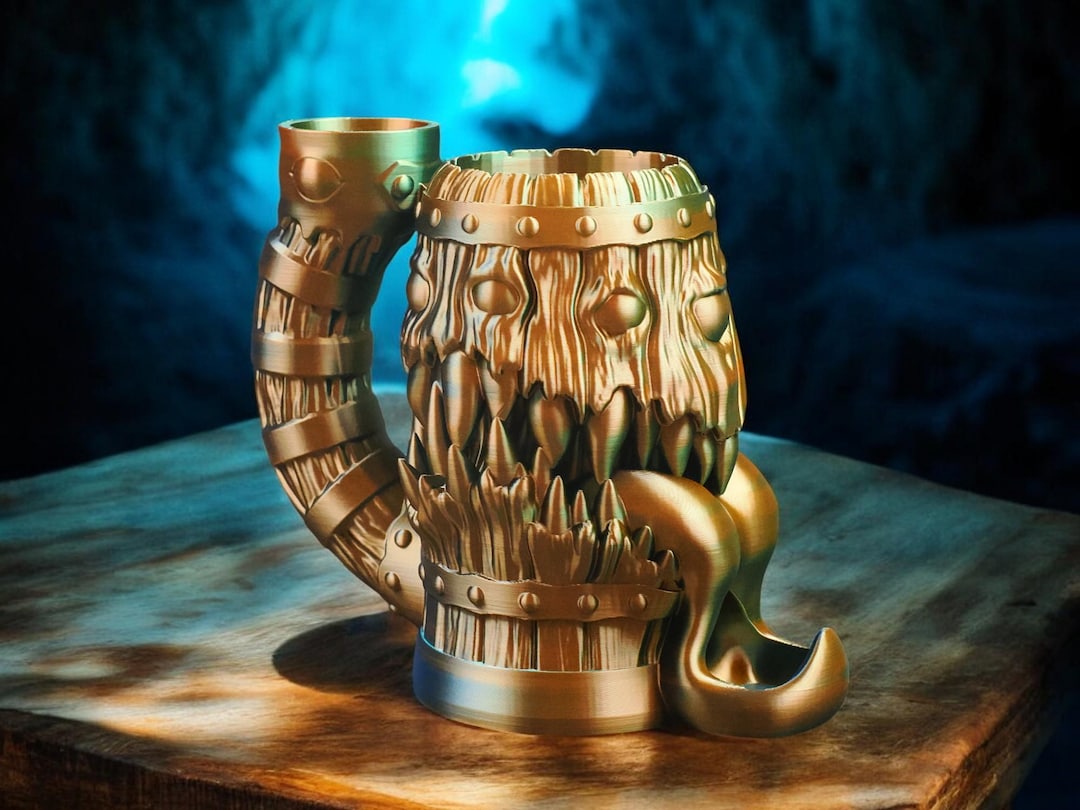 D&D Mimic Barrel Can Cozy Dice Roller 3D Printed Fantasy Drink Cozy ...