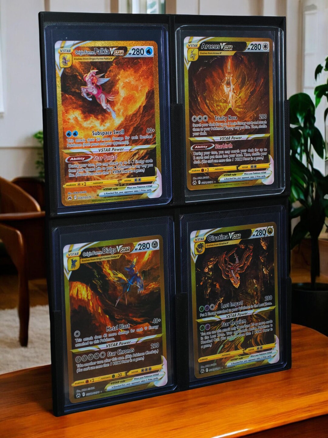 3D Printed TCG Card Wall Display: Toploader Holder (2-6 Cards) - Etsy