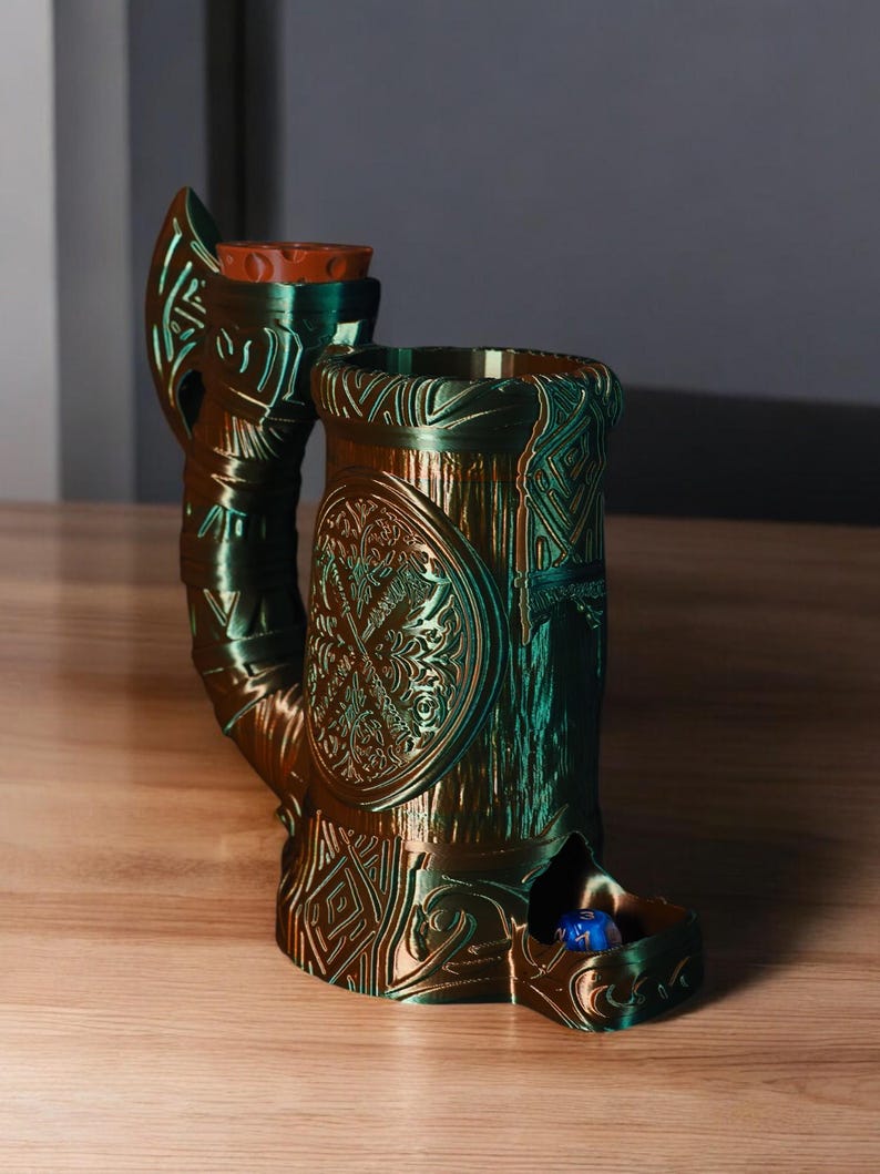 Viking Axe Dice Roller – Norse Can Holder, D&D Gaming - Etsy