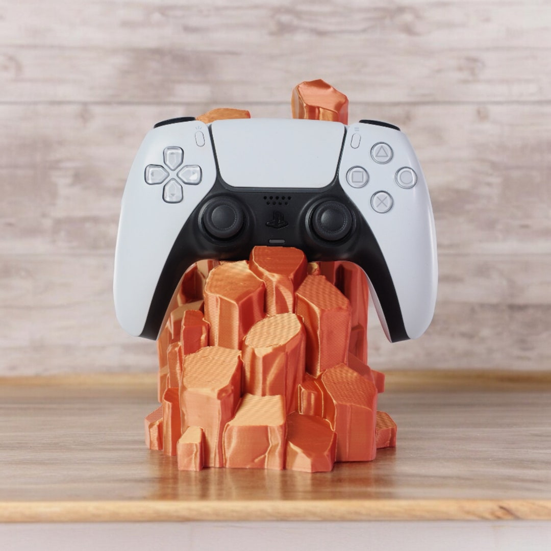 Quartz Crystal Shards 3D Printed Game Controller Stand Unique Crystal ...