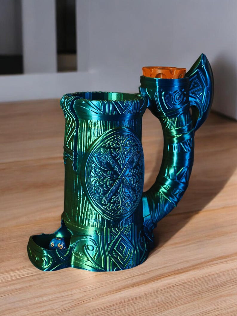 Viking Axe Dice Roller – Norse Can Holder, D&D Gaming - Etsy