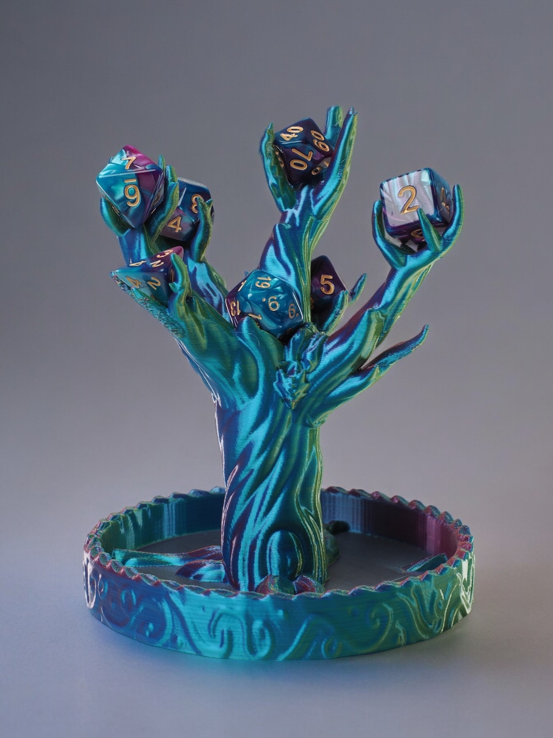 D&D Yggdrasil Dice Holder – Norse Tree Dice Guardian and RPG D20 Stand ...