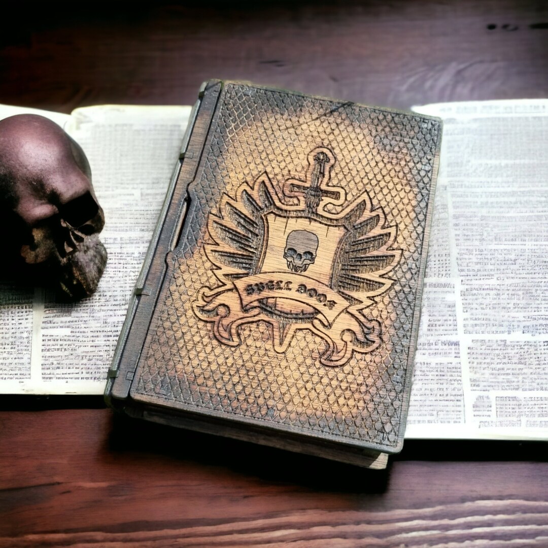 Sliding Dice Box, Counter Box, D20, Book Style - Dungeons and Dragons ...
