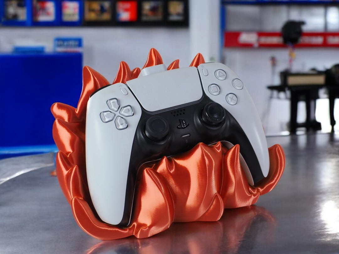 Flames/fire Video Game Controller Stand/holder PS5, XBOX, Console ...