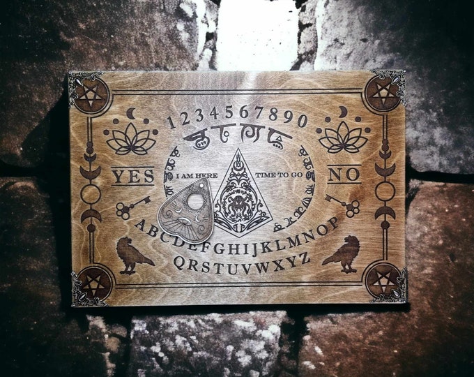 Baphomet Sabbat Goat Spirit Board // Handpainted Hardwood - Etsy