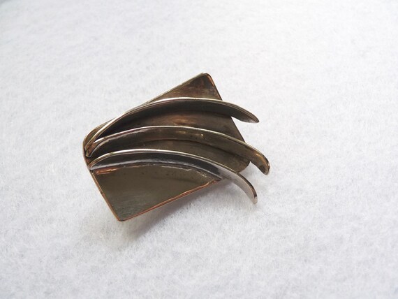 Sweden. Silver Brooch. 1958. Vintage. - Gem