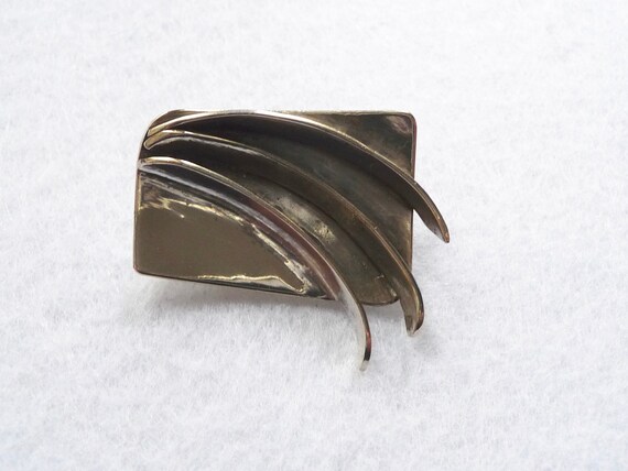 Sweden. Silver Brooch. 1958. Vintage. - Gem