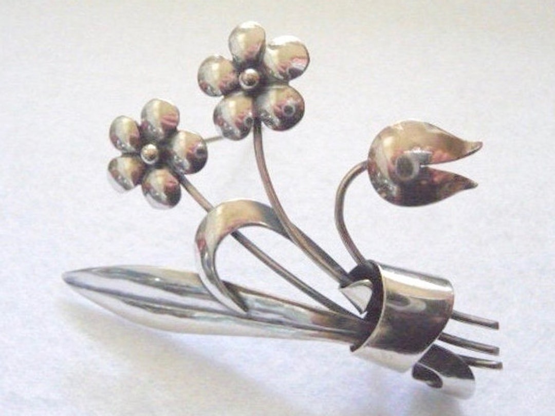 Sweden. Silver Brooch. 1949. Vintage. - Etsy