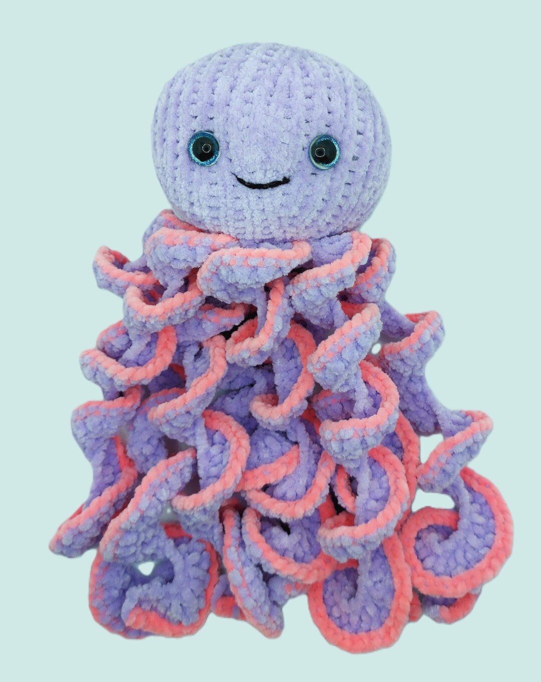 PDF Knitting Pattern Octopus Toy Spiral Legs Flutterby Chunky ( Bulky ...