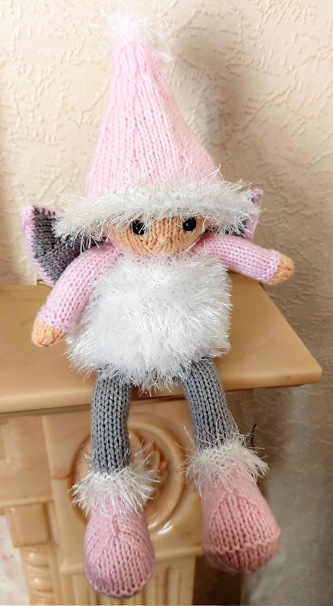 PDF Knitting Pattern Winter Fairy Chocolate Orange Cover & Christmas ...