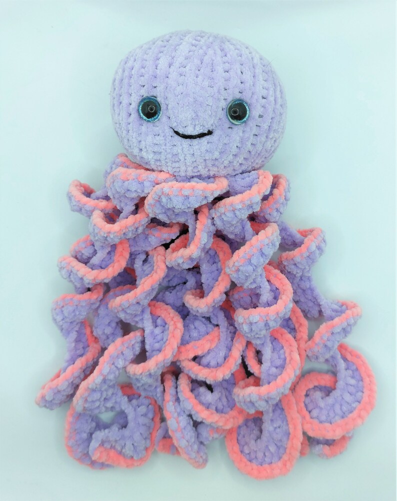 PDF Knitting Pattern Octopus Toy Spiral Legs Flutterby Chunky - Etsy