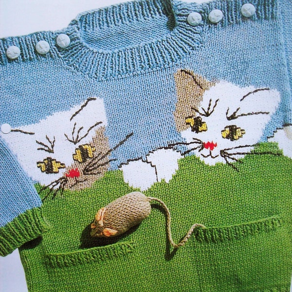 Cat Knitting Pattern - Etsy Australia