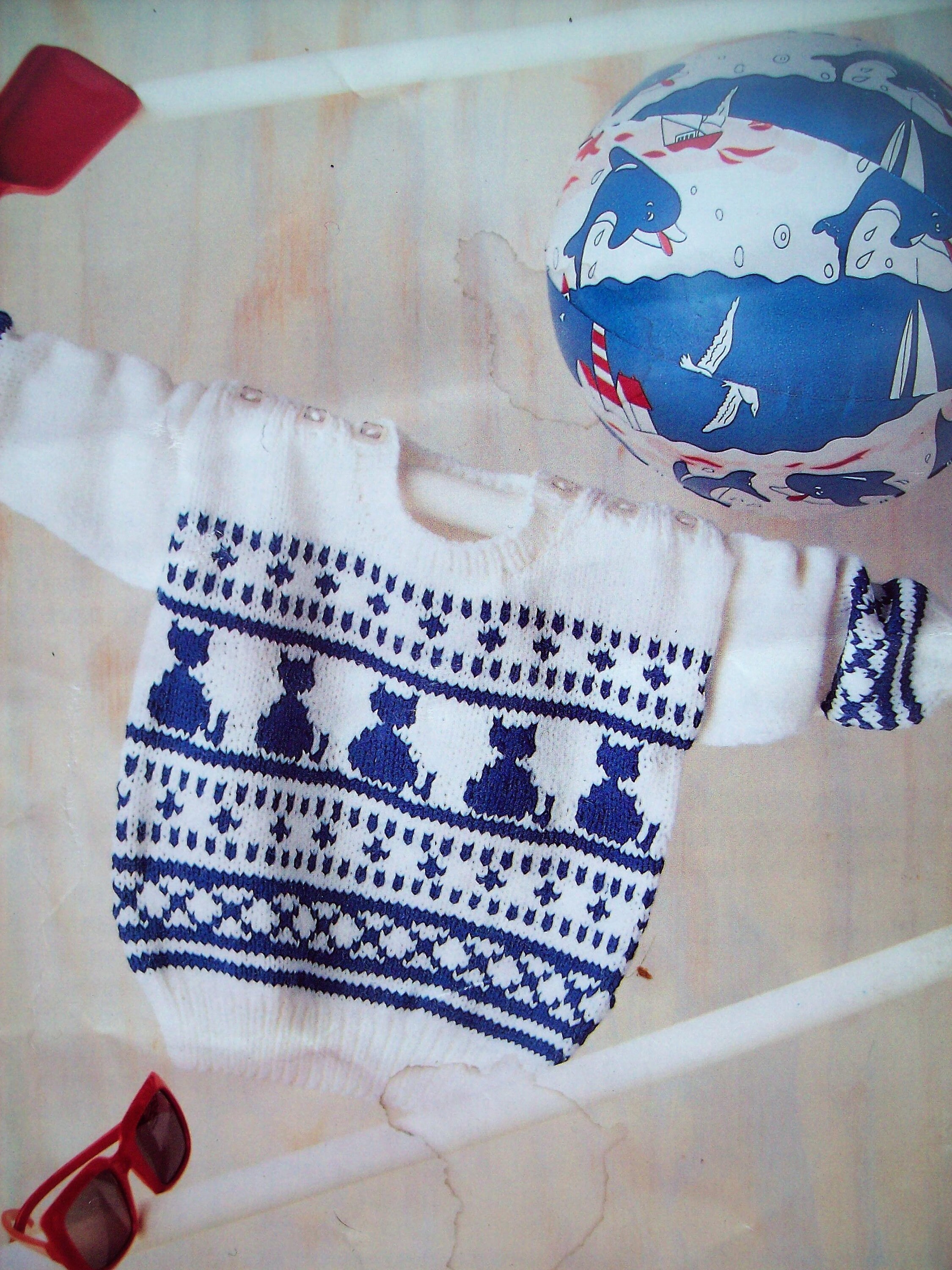 4 years Downloadable 8 ply 19-23 6m PDF Baby Boys Girls Cat Intarsia ...