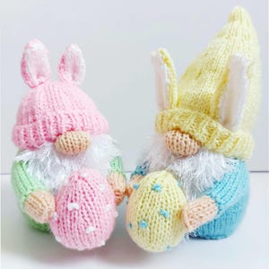 PDF Knitting Pattern Easter Bunny Gonk Gnome Toy Ornament Chocolate ...
