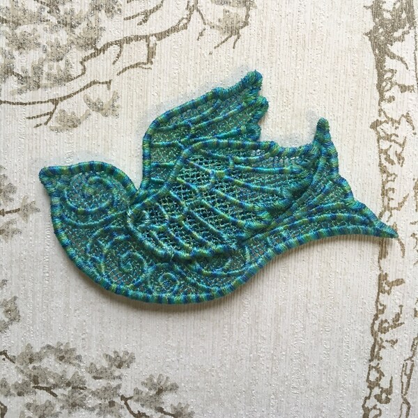 Bird Applique - Etsy UK