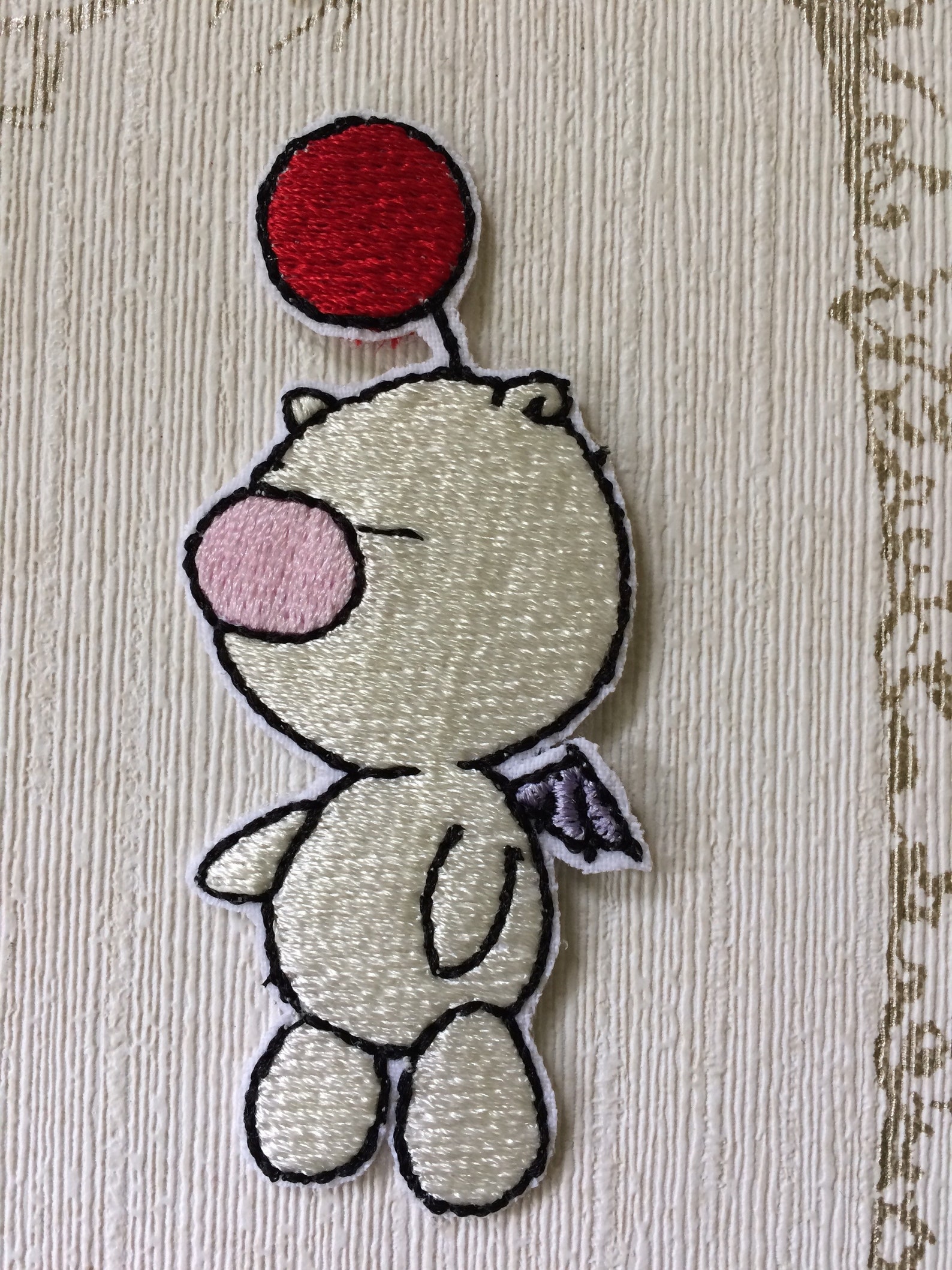 Kingdom Hearts Moogle Embroidered Iron on Patch. - Etsy