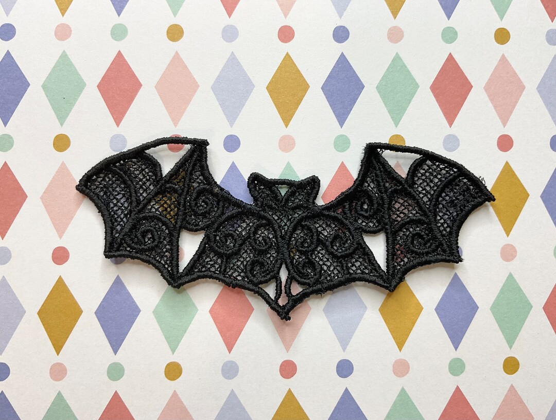 Itty Bitty Bat Lacework Brooch. - Etsy