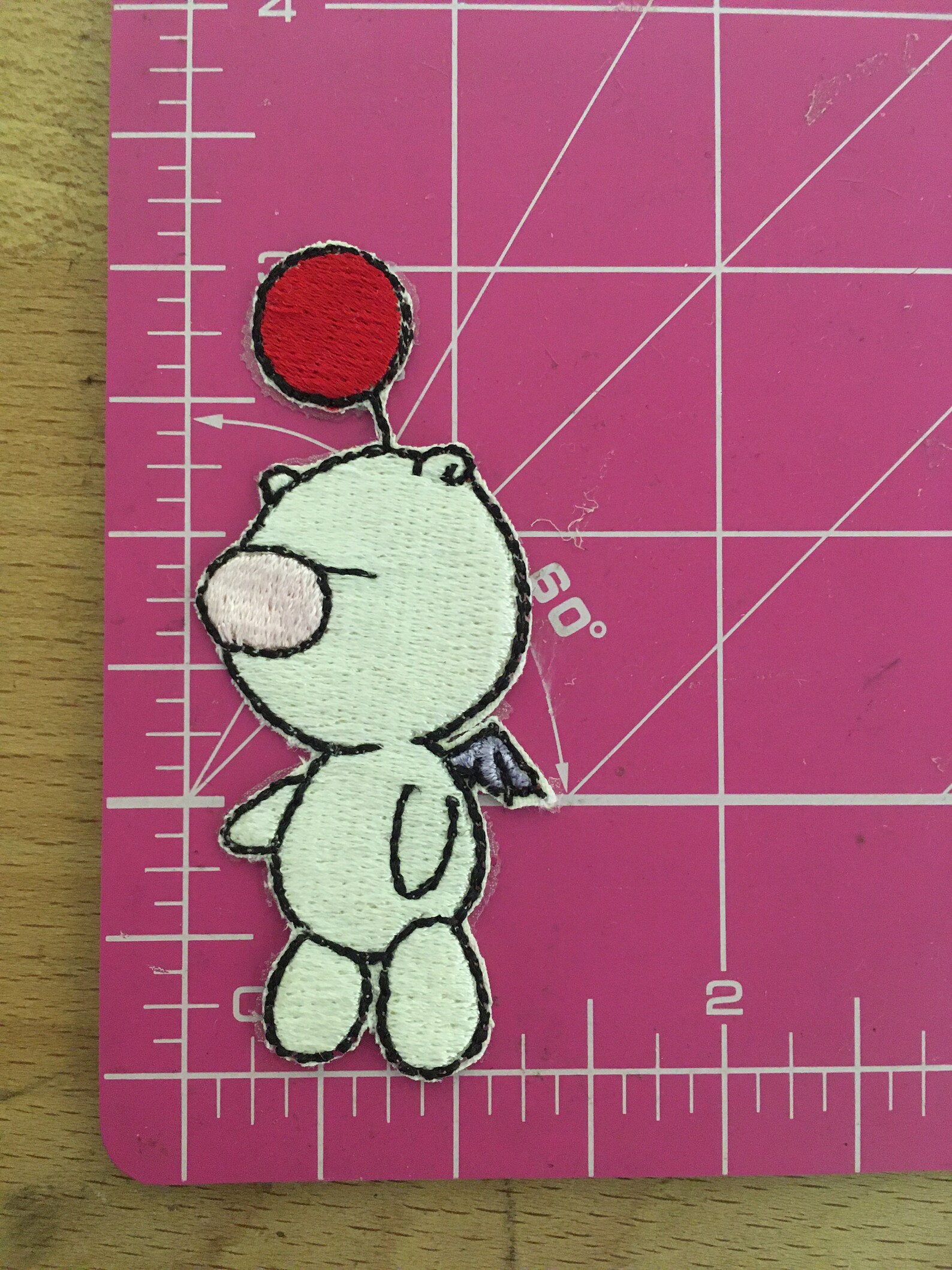 Kingdom Hearts Moogle Embroidered Iron on Patch. - Etsy