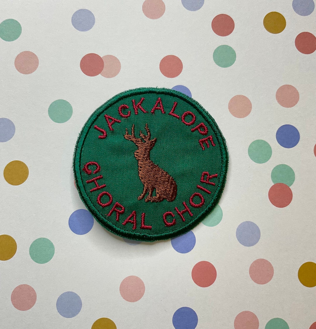 Embroidered Cryptid Iron on Patch: Jackalope Choral Choir. - Etsy UK