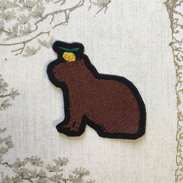 Capybara Embroidery Patch - Etsy