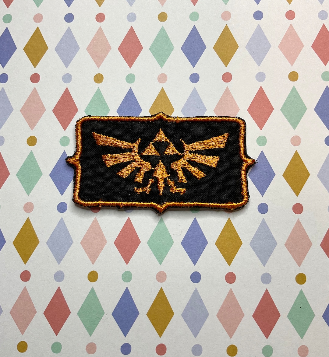 The Legend of Zelda Crest Embroidered Iron On/sew on Patch. - Etsy