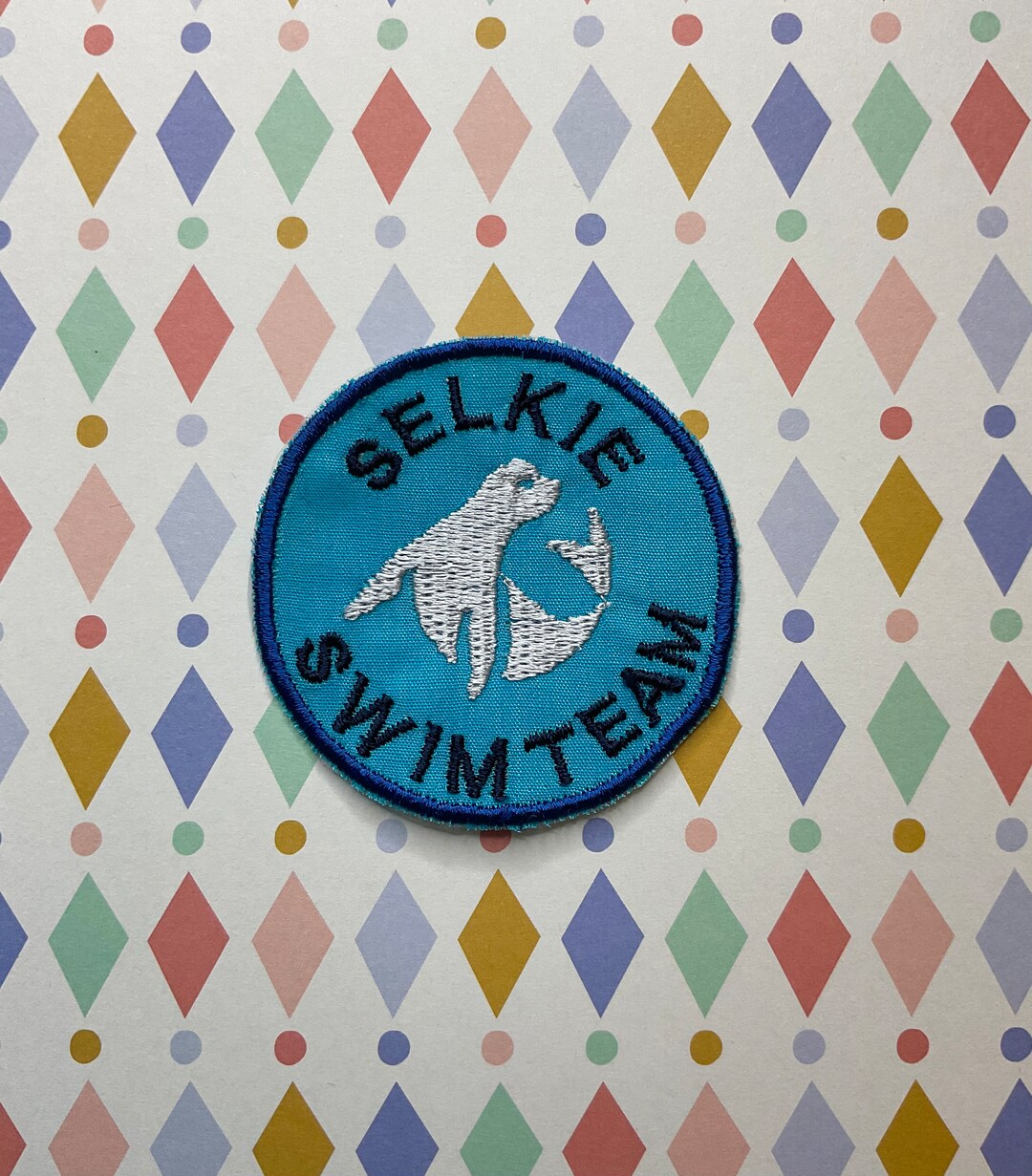 Embroidered Cryptid Iron On/sew on Patch: Selkie Swim Team. - Etsy