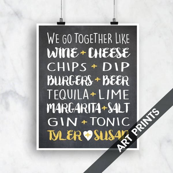 We Go Together Like - Etsy