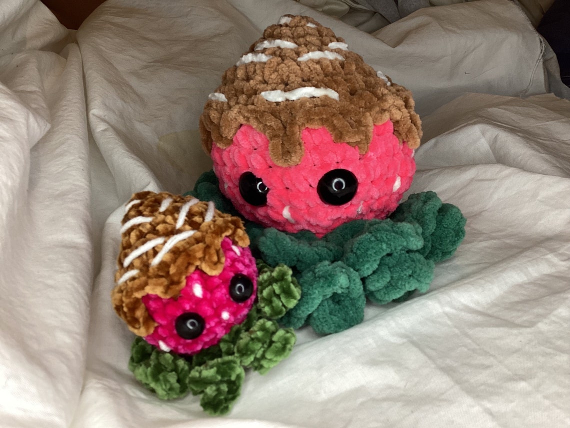 Chocolate Covered Strawberry Octopus Pattern - Etsy