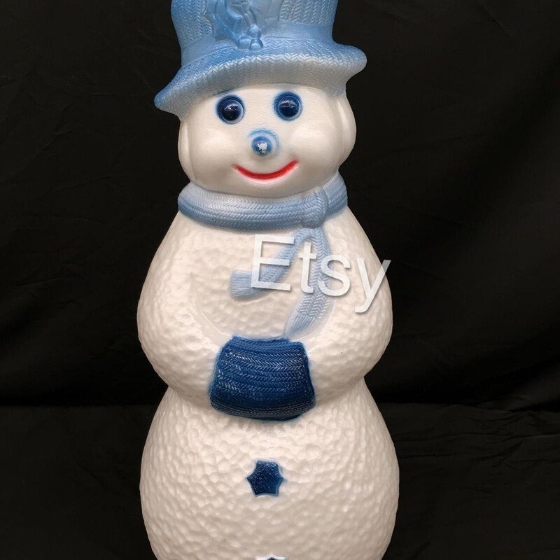 Blow Mold Snowman - Etsy